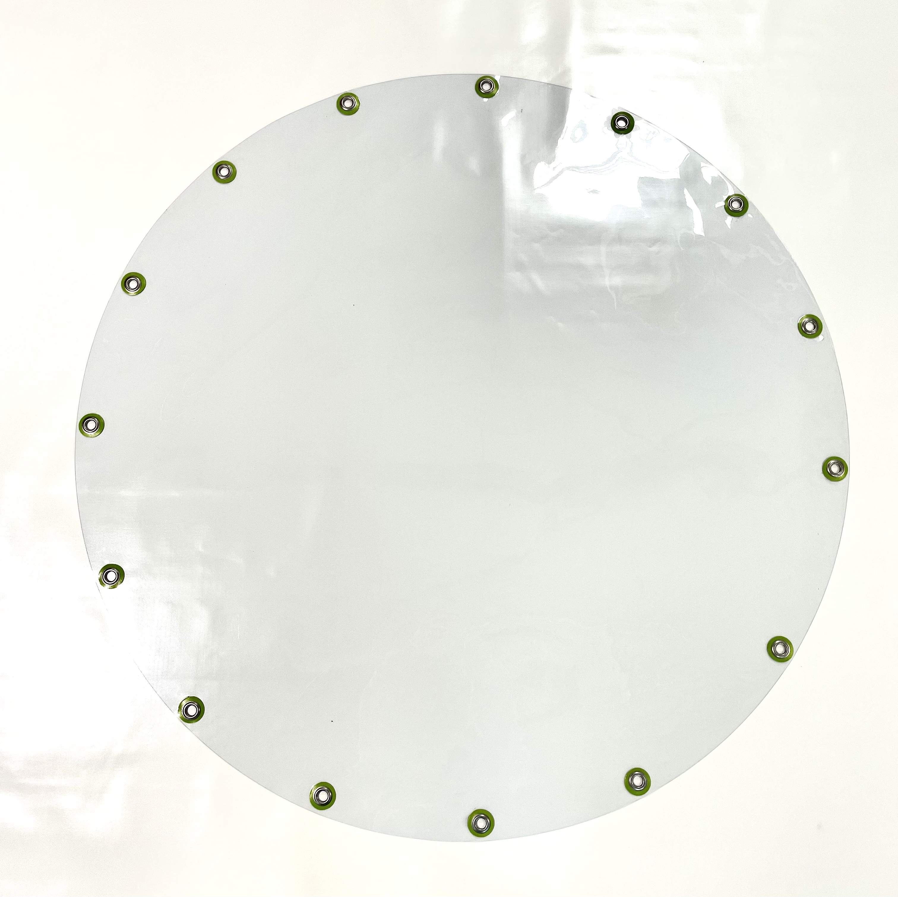 Runde Terrassenplane PVC transparent