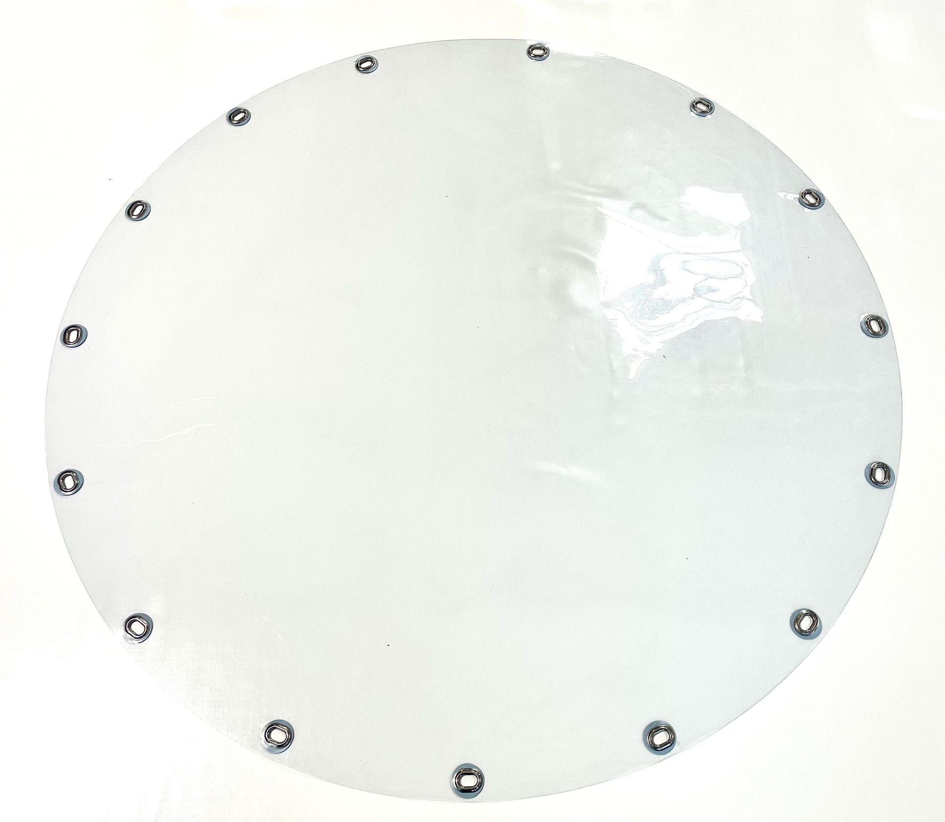 Runde Abdeckplane PVC transparent