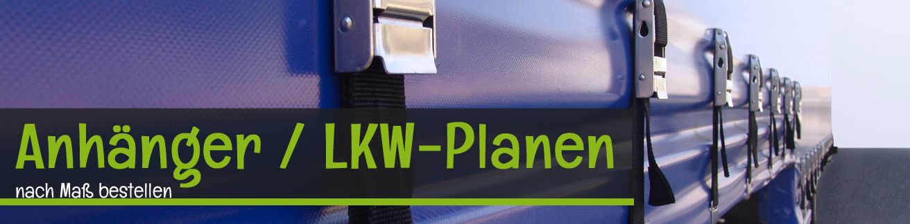 LKW-Anhängerplanen nach Maß | PVC-Planen in Profiqualität